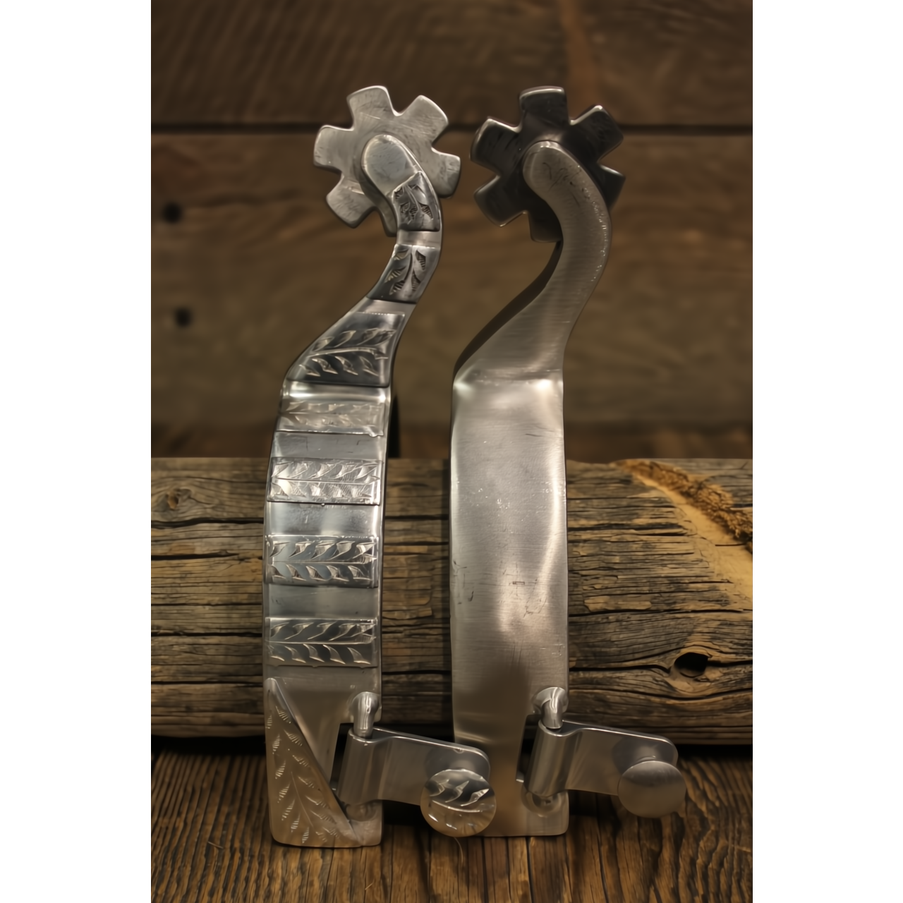 All Around Cowboy Stainless Spurs – Custom Cowboy Shop