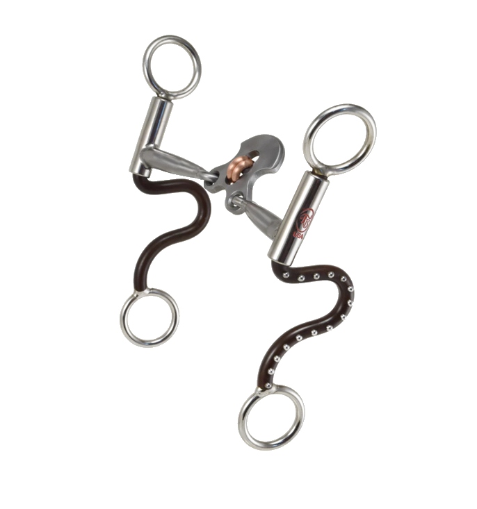 Short S Shank Double Cross Tom Balding Bit – Custom Cowboy Shop