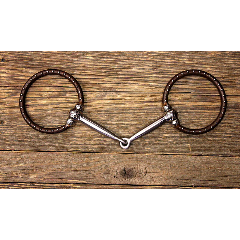 Tom Balding Ball Hinge Snaffle Bit – Custom Cowboy Shop
