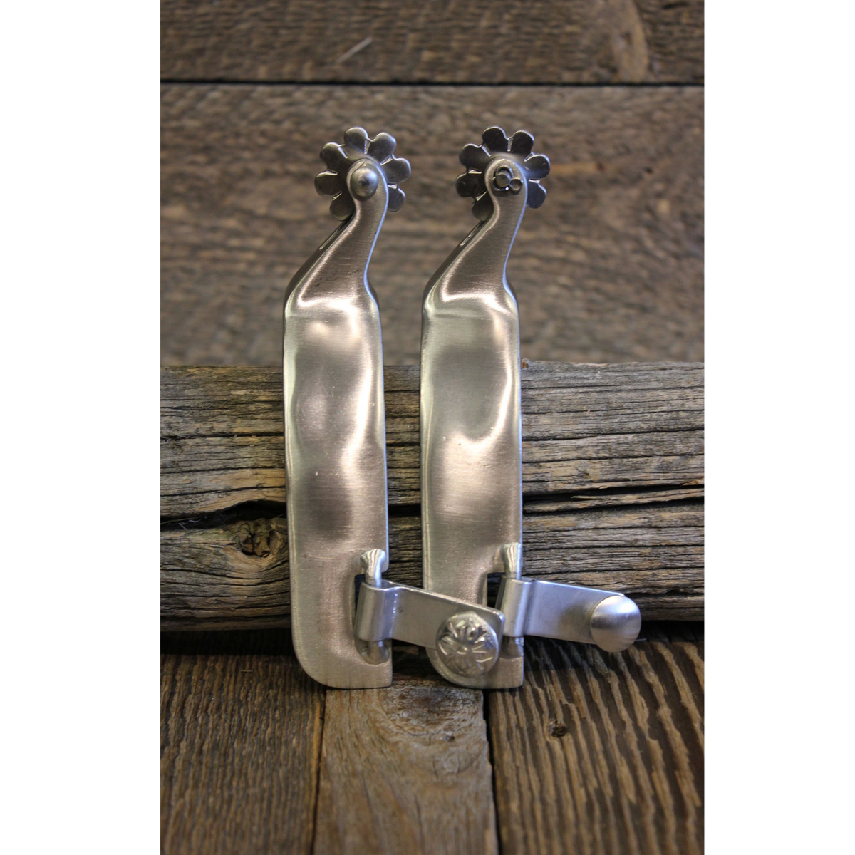 Brushed Roping Spurs – Custom Cowboy Shop