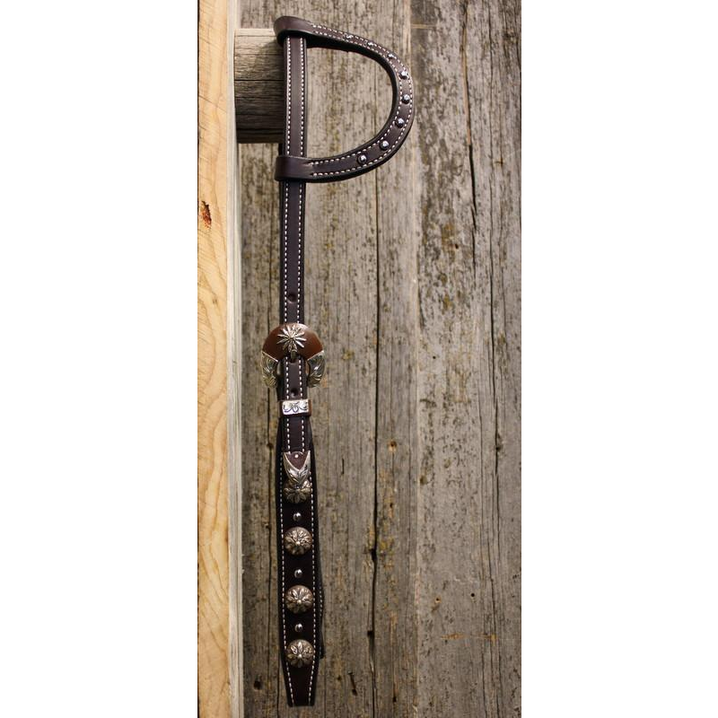 Daisy Concho One Ear Headstall – Custom Cowboy Shop
