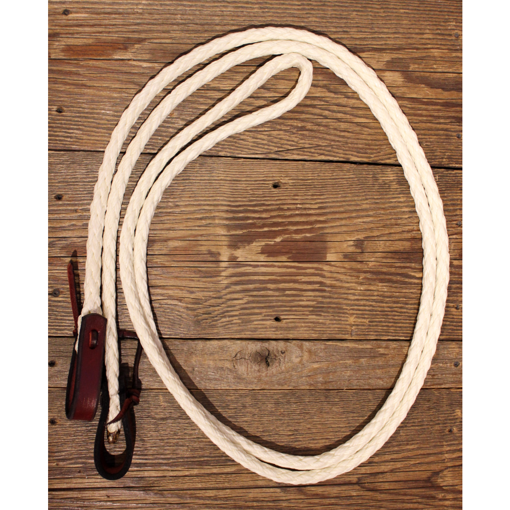 Round Waxed Nylon Barrel Rein - Double Diamond #4952 – Custom Cowboy Shop