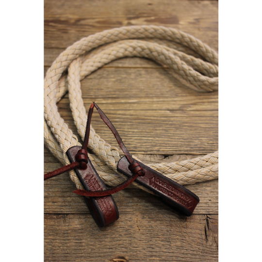 1/2" Flat Poly Roping Rein Double Diamond #4954 – Custom Cowboy Shop