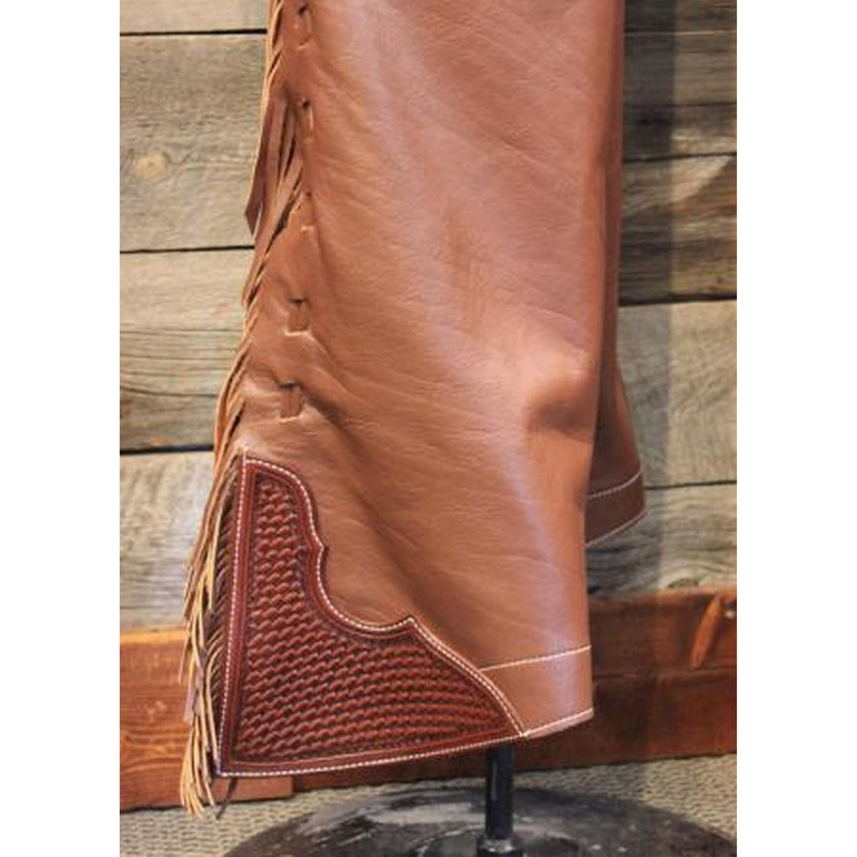 Basket Trim Shotgun Chaps with Pockets – Custom Cowboy Shop