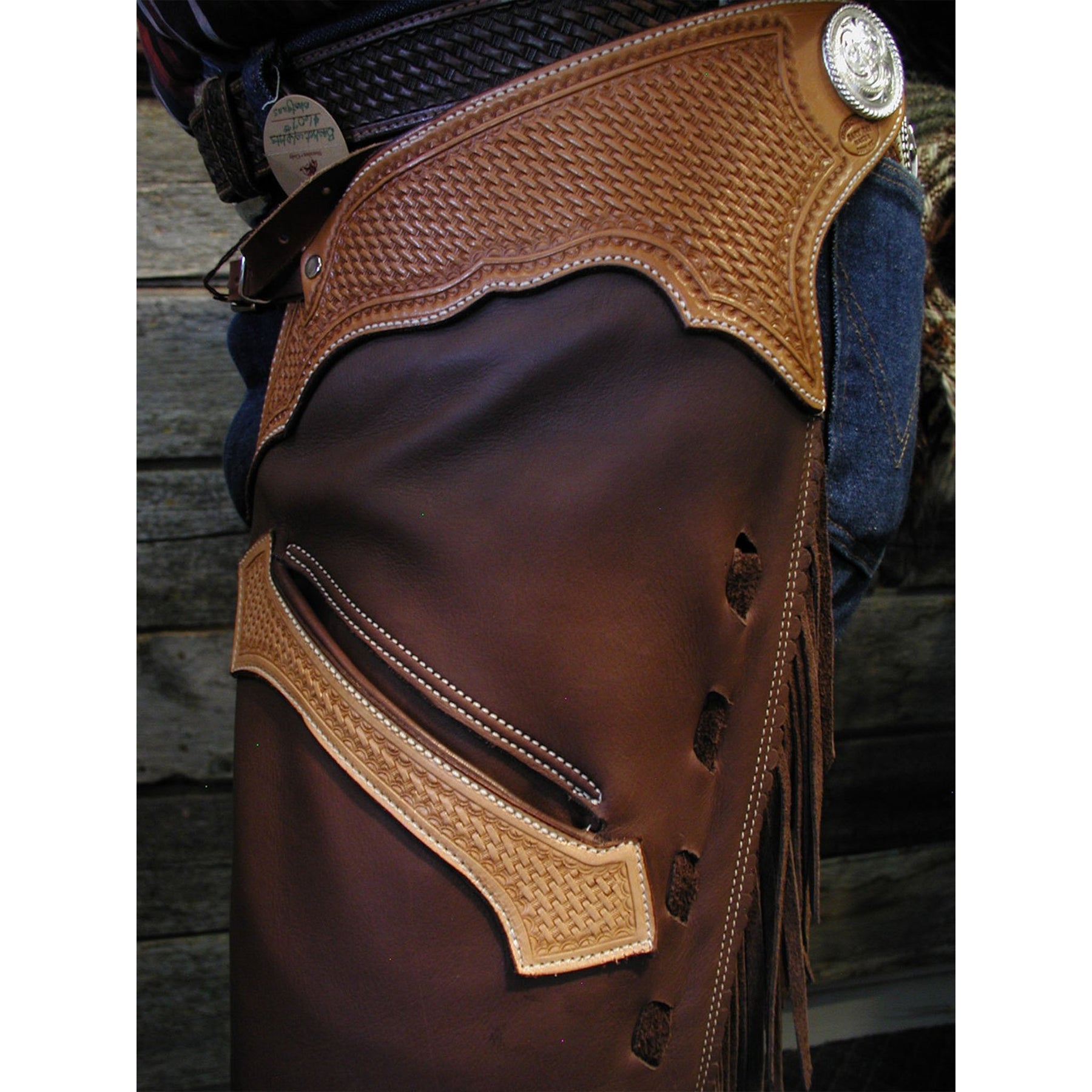 Shotgun Chaps with Inside Pockets – Custom Cowboy Shop