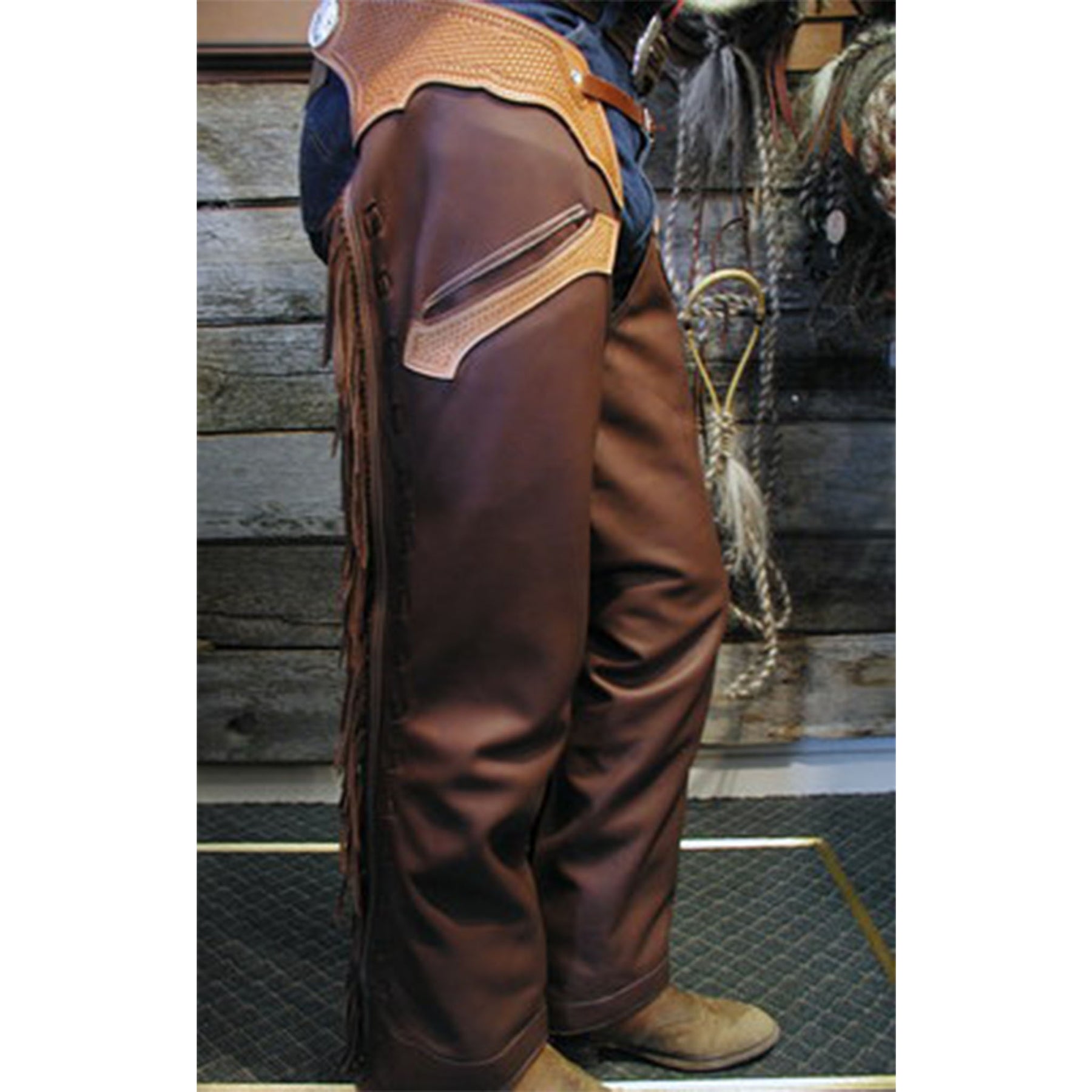 Shotgun Chaps with Inside Pockets – Custom Cowboy Shop