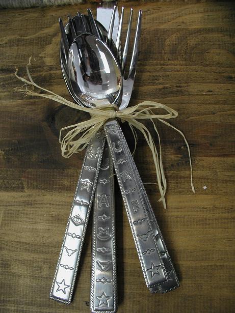 20 Piece Western Flatware Set with Brands – Custom Cowboy Shop