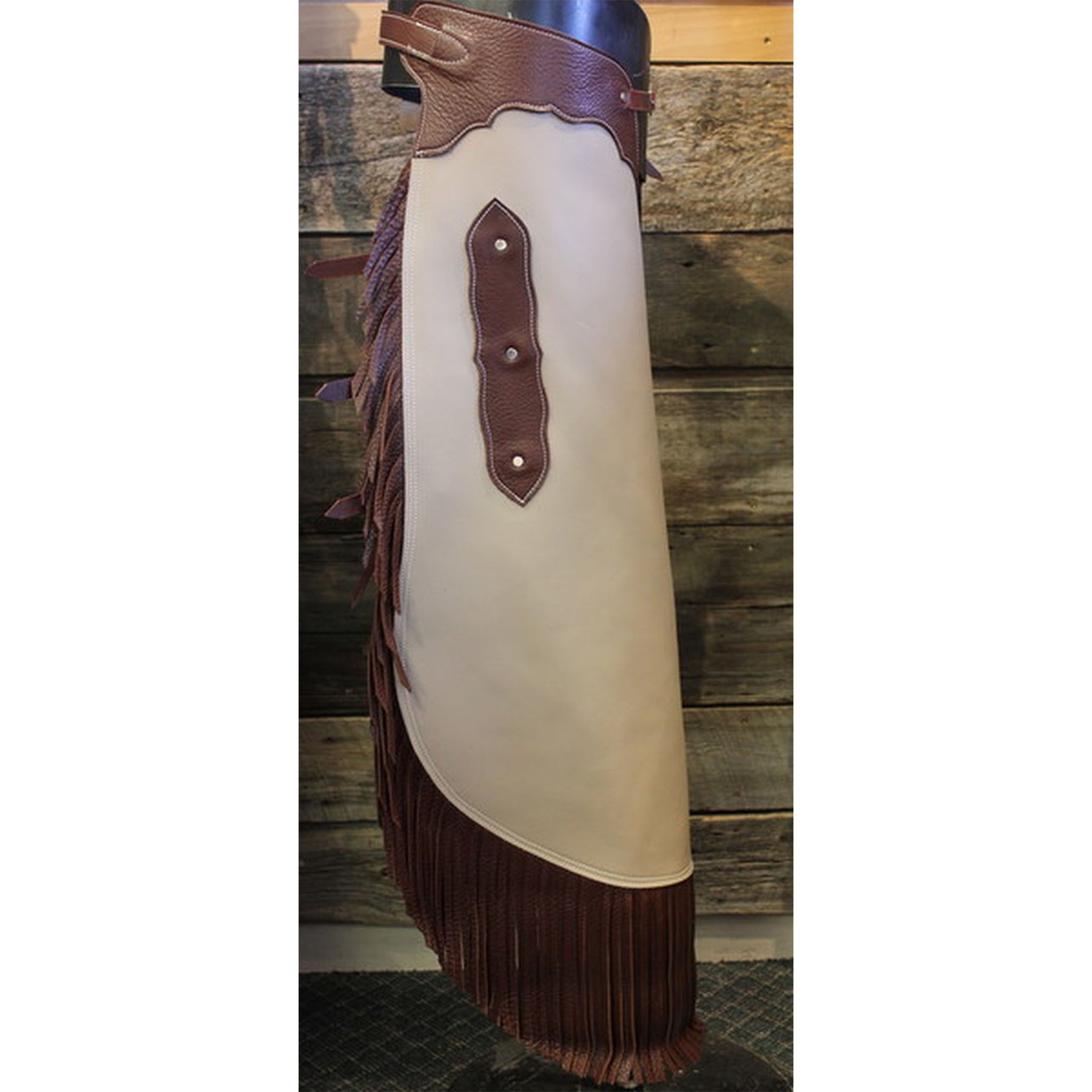 Two Color Chinks with 8" Fringe – Custom Cowboy Shop